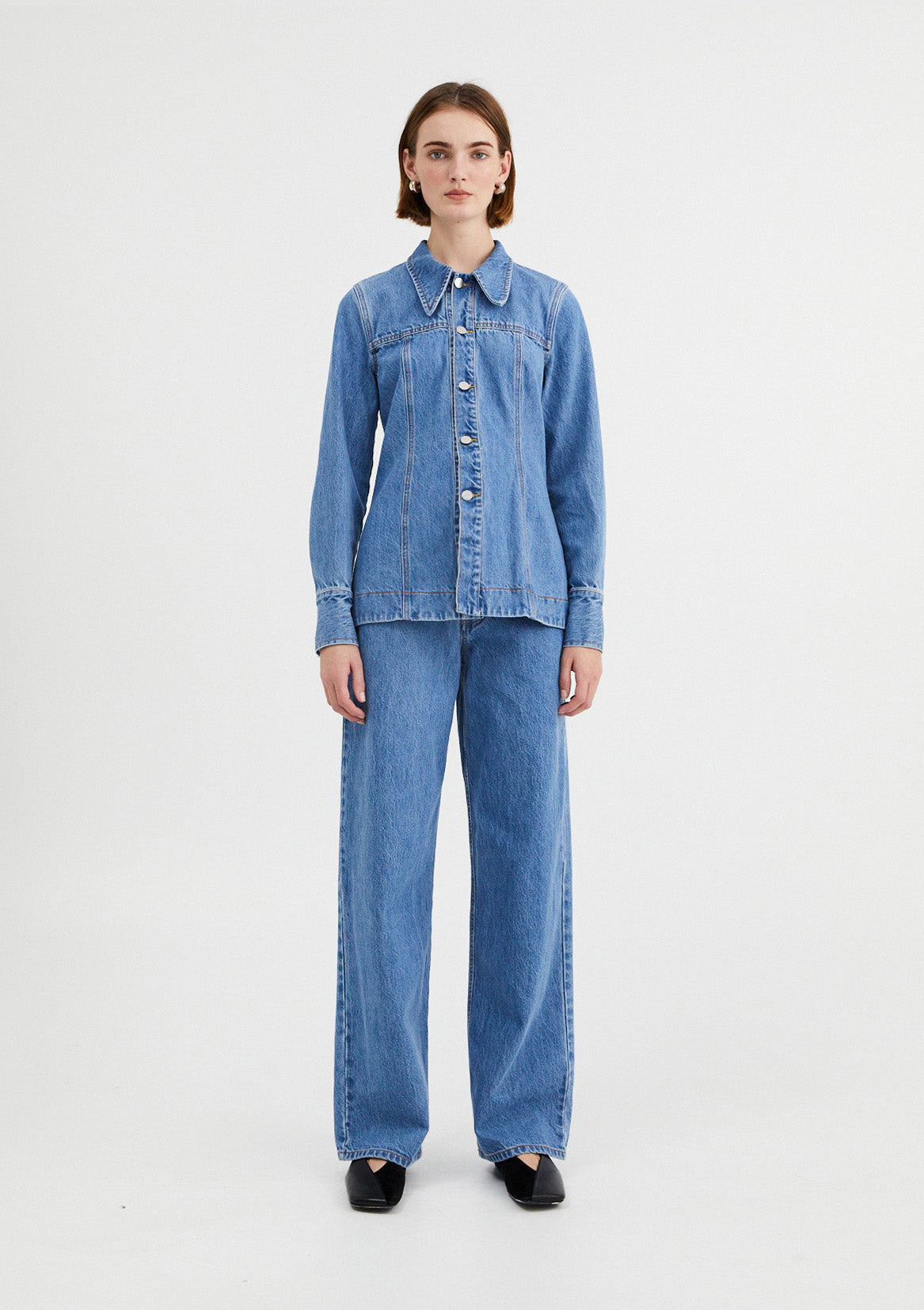 Maeve Denim Shirt – Jillian Boustred